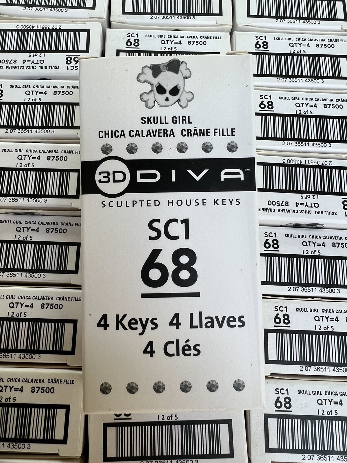 Wholesale lot 800 pcs Hillman 3D Keys House sc1 68 Key Blank Single ...