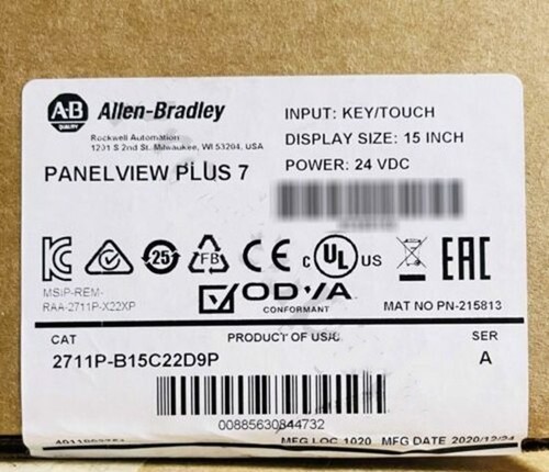 New NEW AB 2711P-B15C22D9P Allen-Bradley PanelView Plus 7 Graphic ...