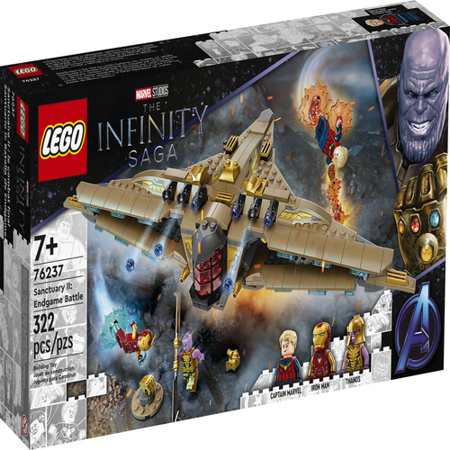 LEGO Marvel Avengers Sanctuary II Endgame Battle 76237 Building Toy Set ...