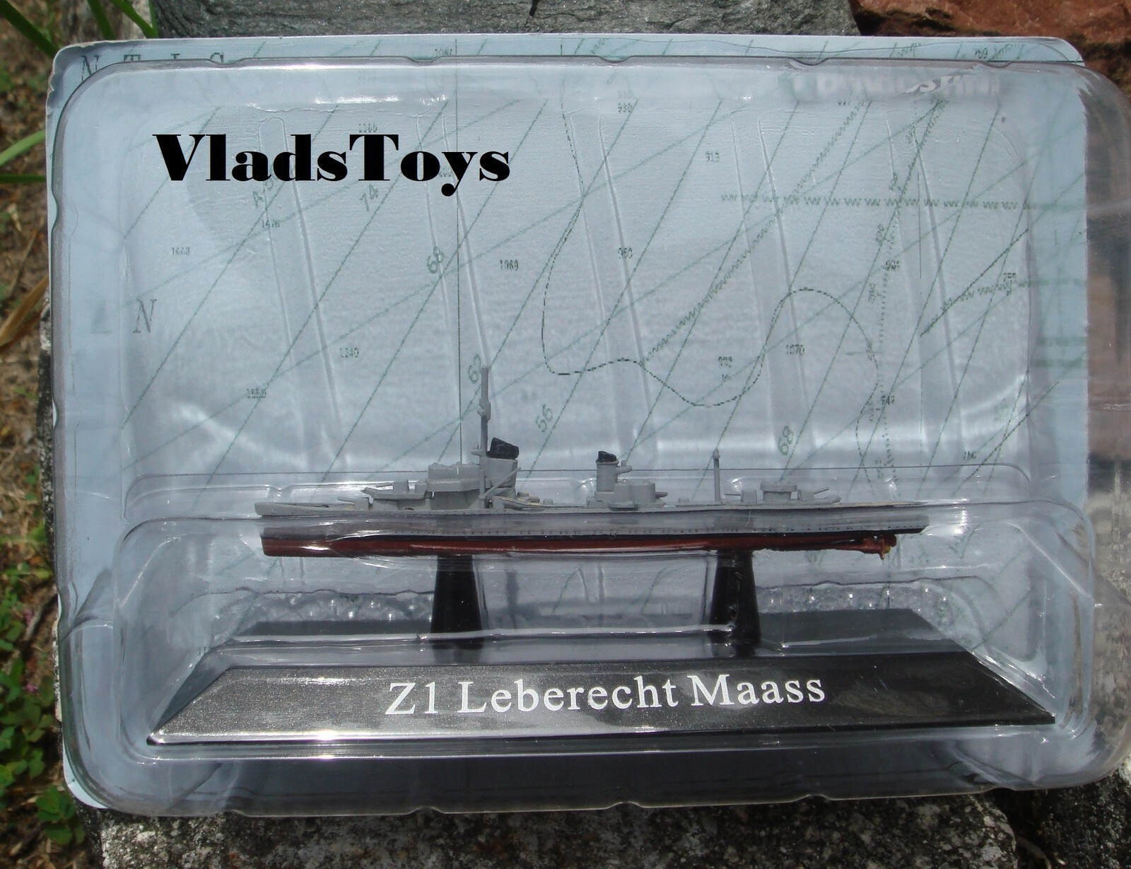 DeAgostini 1/1250 German Kriegsmarine destroyer Z1 Leberecht Maass 1935 ...