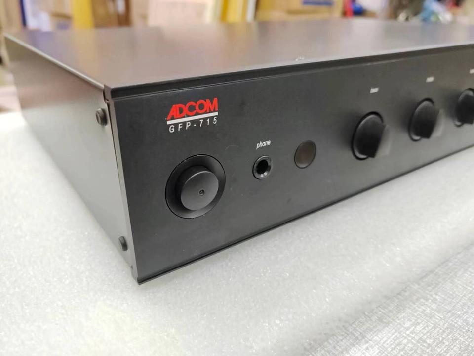Adcom GFP-715 Stereo Preamplifier in Black in 120V- 230V, Made in ...