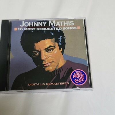 16 Most Requested Songs by Johnny Mathis Audio CD 1990 74644021721| eBay