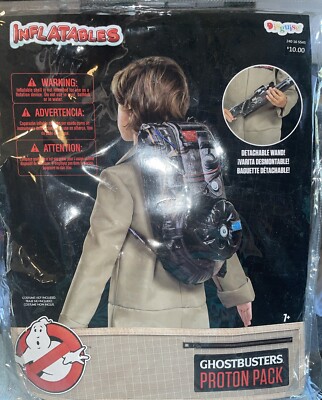 Ghostbusters Inflatable Proton Pack Child Kids Costume Accessory ...