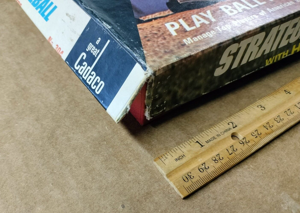 UNUSED 1971 Cadaco Strategic All Star Baseball Board Game Hall of Fame ...