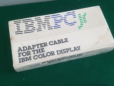 Vintage IBM PC Jr junior Computer adapter cable color display NEW ...