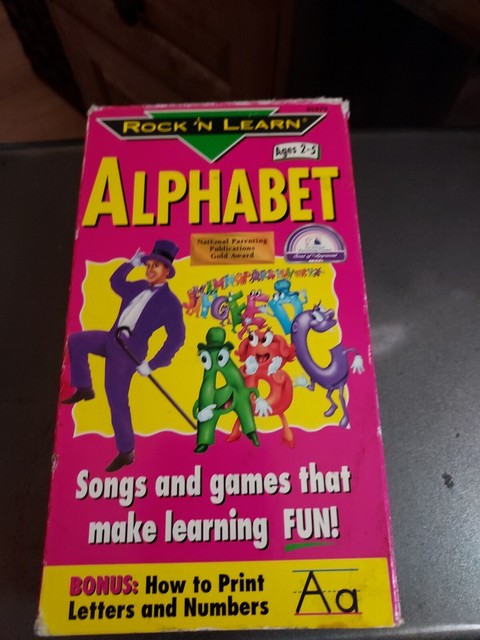Rock N Learn - Alphabet (VHS, 2000) for sale online | eBay