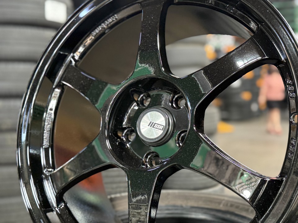 USED 18x8 SSR SSR TYPE C RS Design (4 WHEEL) 5x114.3 Black Toyota Honda ...