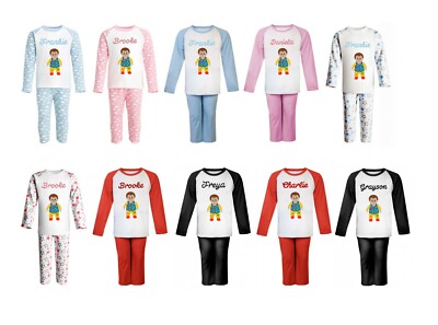 Mr Tumble Personalised Pyjamas with embroidered name - 8 Styles ...