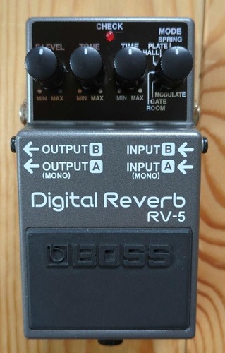 Boss RV-5 Digital Reverb Guitar Effect Pedal Test Completed ...
