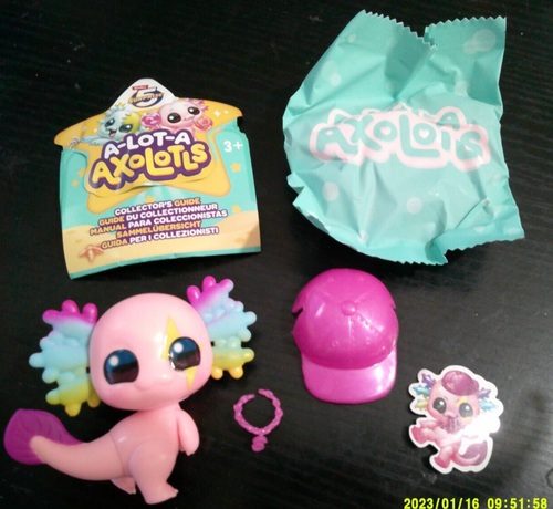 NEW RELEASE Zuru 5 surprise A-LOT-A AXOLOTL figure PINK RAP ALOTL HARD ...