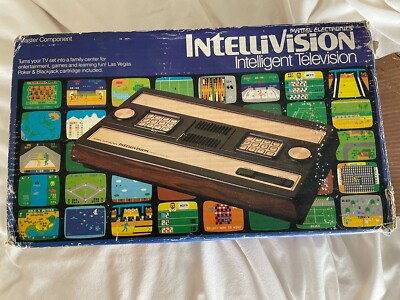 Mattel Intellivision Video Game Console 2609 w/Box NEEDS REPAIRS / FOR ...