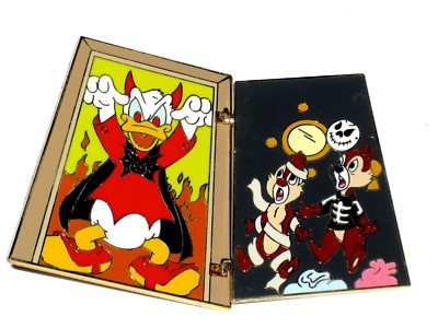 New LE Disney Pin Chip Dale Devil Donald Duck Trick Treat Halloween ...