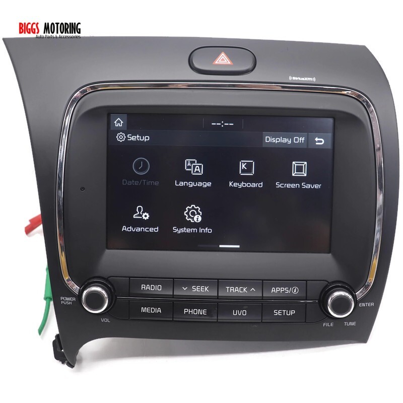 2017-2018 Kia Forte Radio UVO Touch Display Screen 96160-B0010WK | eBay