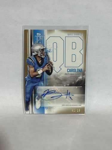 2024 Topps Signature Class Football Bryce Young Gold Auto Variation /10 ...