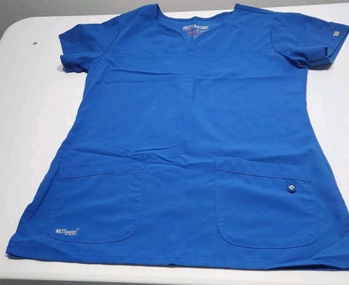 Grey's Anatomy Signature By Barco BLUE Short Sleeve Scrub Top Women's ...