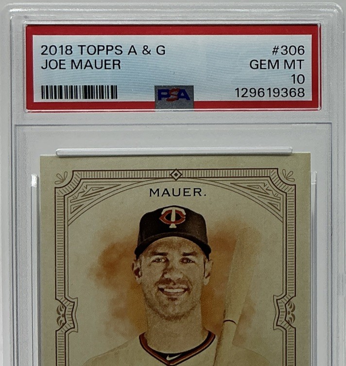 Joe Mauer PSA 10 - 2018 Topps Allen & Ginter Portrait -Twins, Mr ...