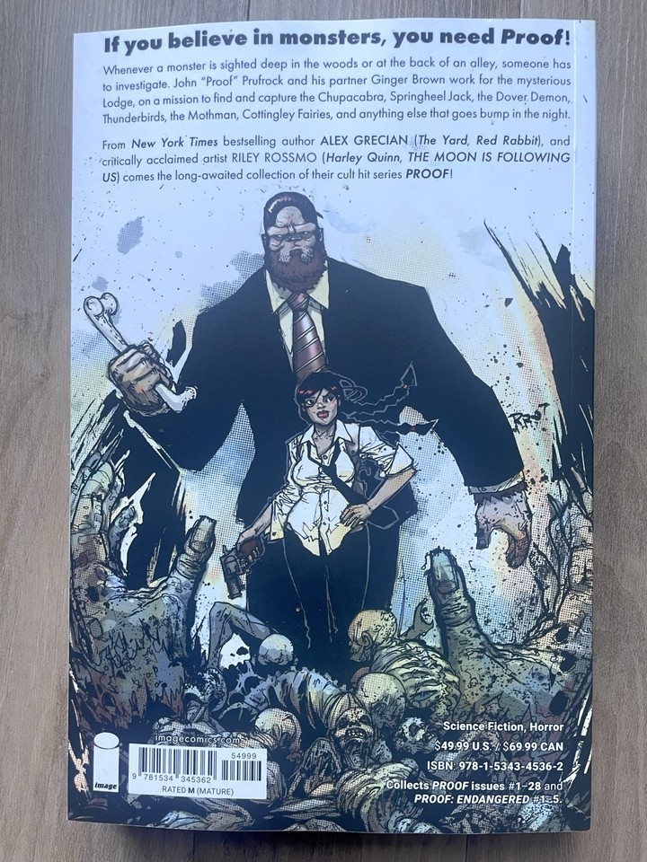 Image Comics Proof Compendium Vol 1 TPB Alex Grecian Riley Rossmo $49. ...