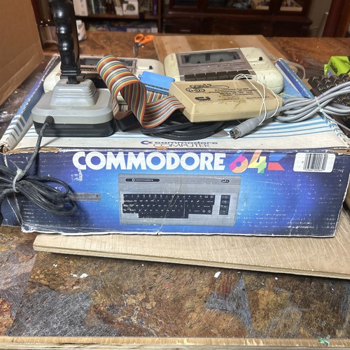 Vintage Commodore 64 Computer System Original Box Powers On | eBay