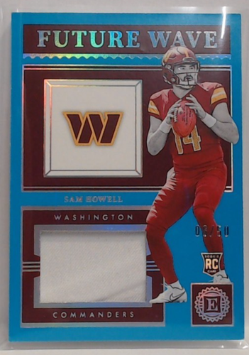 2022 PANINI ENCASED SAM HOWELL RC JERSEY REFRACTOR /50 #FWM-5 ...