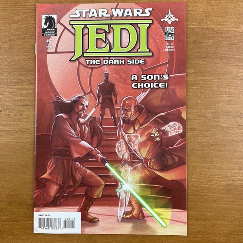 Star Wars Jedi: The Dark Side #5 Dark Horse Comics 2011 VF- Qui-Gon ...