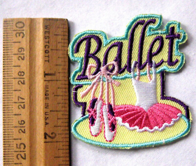Girl Scout Guide BALLET FUN PATCH Dancing Dance Troop Badge Award ...