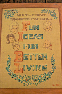 Vintage Multi Print Transfer Patterns #0661 Flowers Animals Baby ...