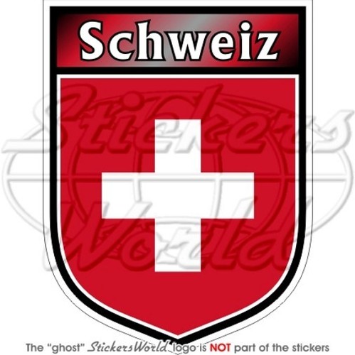 SCHWEIZ Schild Swiss Schweizer 100mm Auto Aufkleber, Vinyl Sticker ...