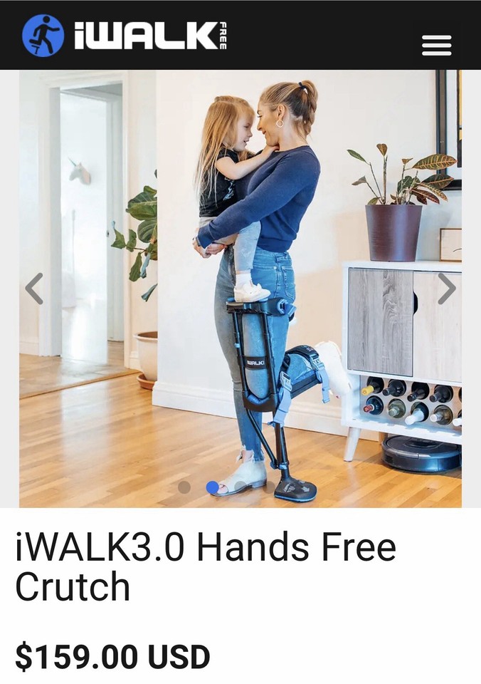 IWalk Hands Free Crutch. | eBay