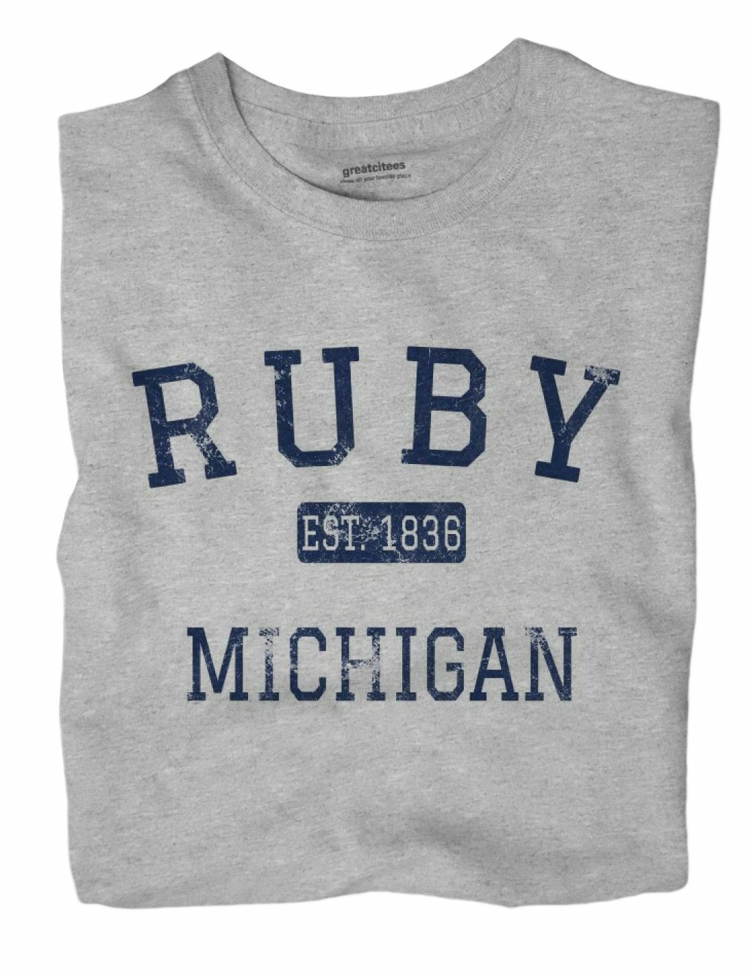 Ruby Michigan MI T-Shirt EST | eBay