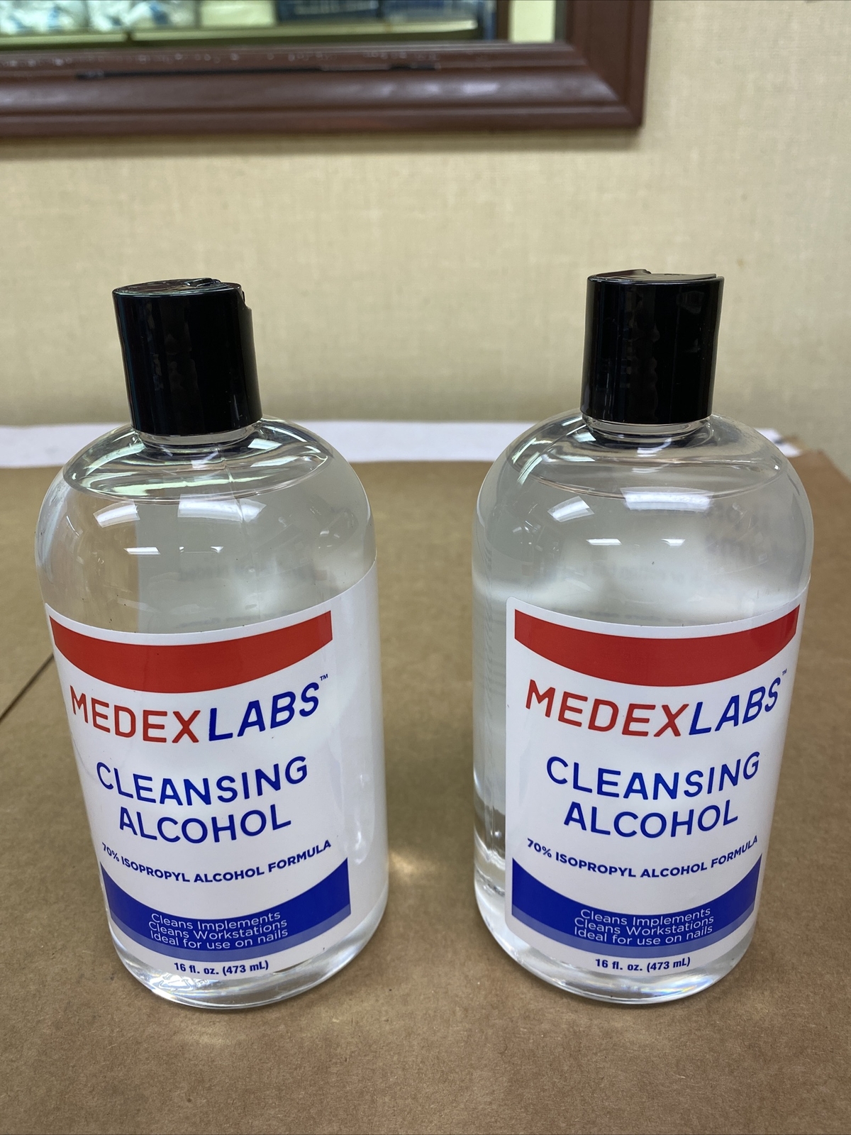 LOT OF 2 MEDEX LABS Cleansing Alcohol 70% Isopropyl Formula 16 fl oz | eBay