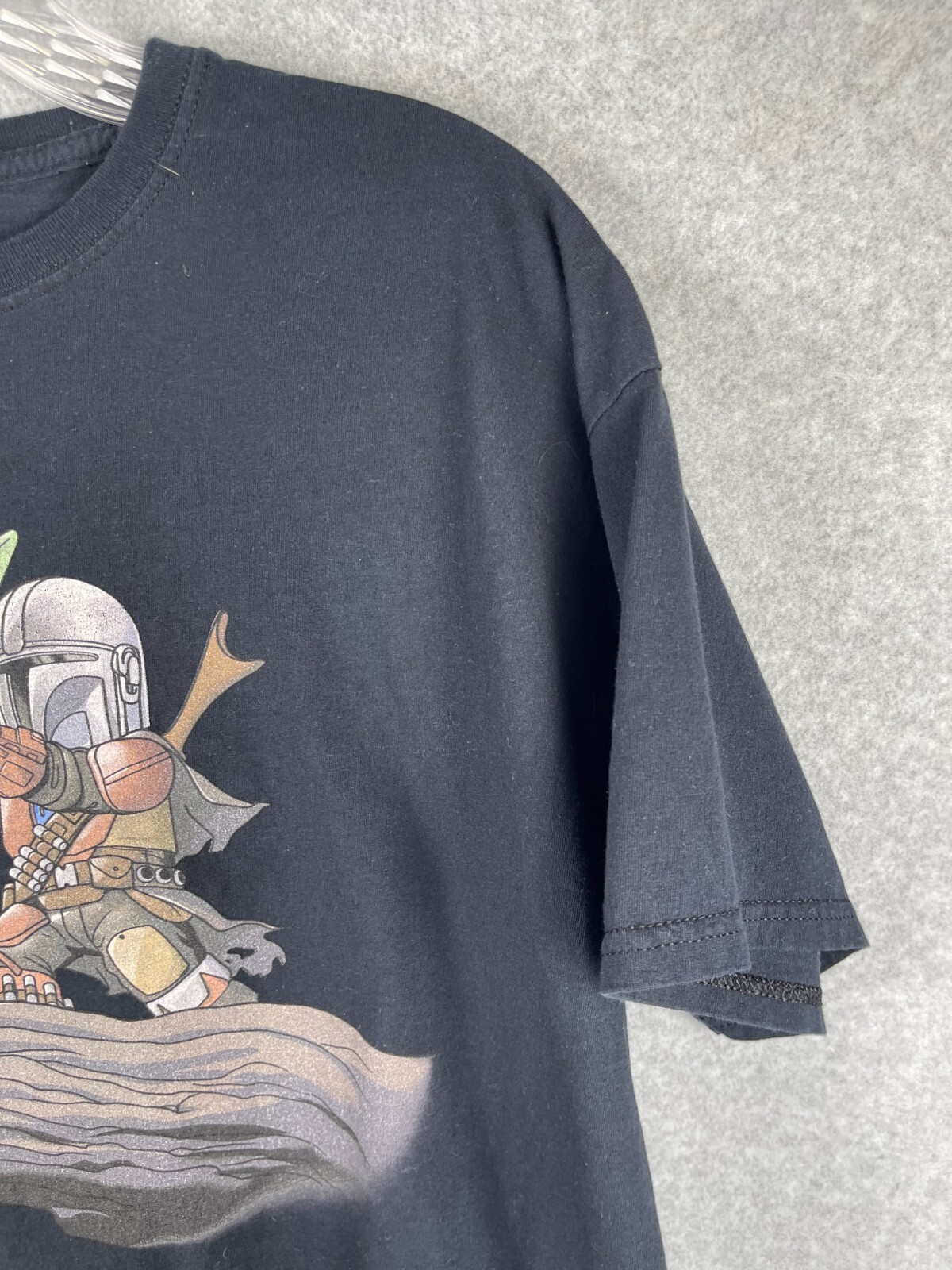 Star Wars Mandalorian Goku Boba Fett T Shirt Men's Si… - Gem