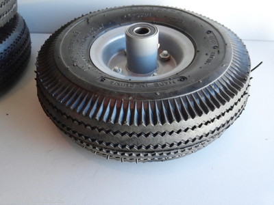 4.10/3.50-4 Hand Truck Air Tire with InnerTube Offset Split Hub 5/8" ID ...