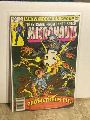 MICRONAUTS #5 (1979) Newsstand, Slug, Coffin, Michael Golden, Marvel ...