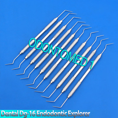 X10 Dental Dg-16 Endodontic Explorer Hygienist Perio Diagnostic Pick ...