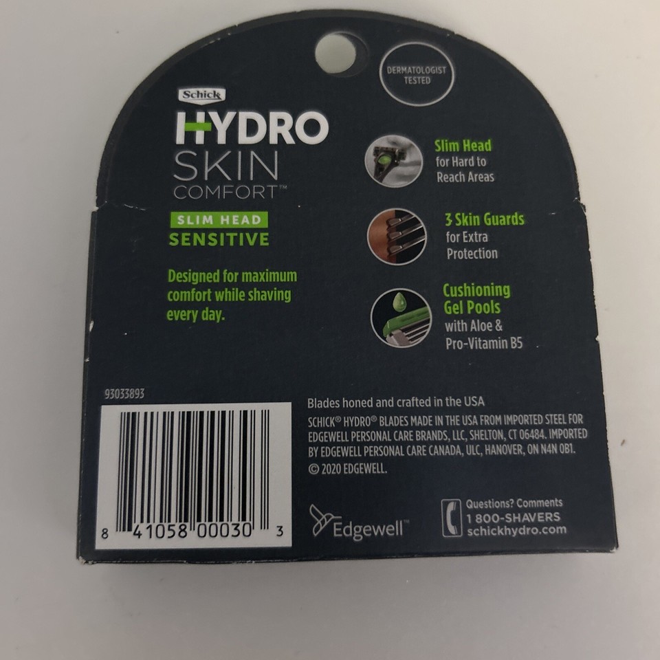 Schick Hydro 3 SENSITIVE Refill Razor Blades 5 Cartridges***FREE ...