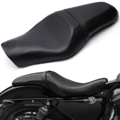 Driver Rider Passenger Two Up Seat For Harley Sportster XL 883 1200 ...