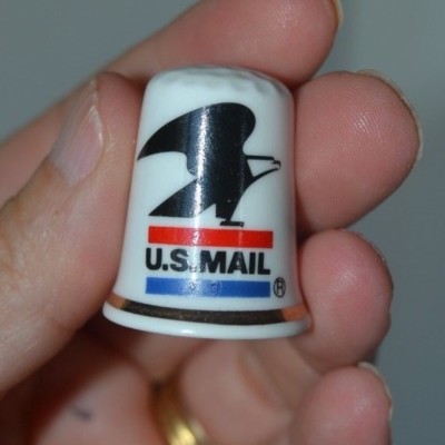 Vintage Porcelain Thimble Bone China Gimbel Sons England U S Mail | eBay