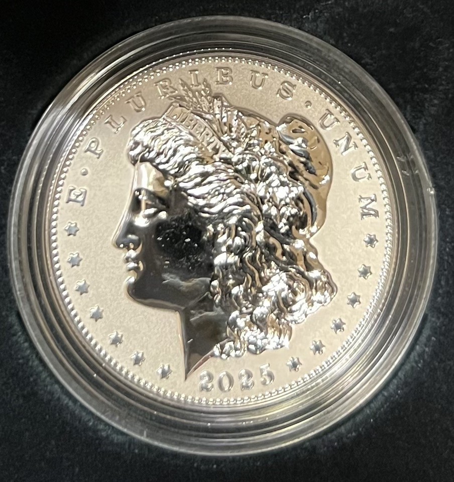 2025-S Reverse Proof $1 Morgan and Peace Silver Dollars. COA and OGP ...