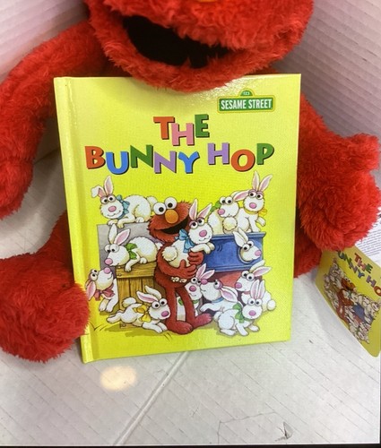 New W/ Tags Plush Elmo Sesame Street Book 14” Kohls Cares Easter The ...