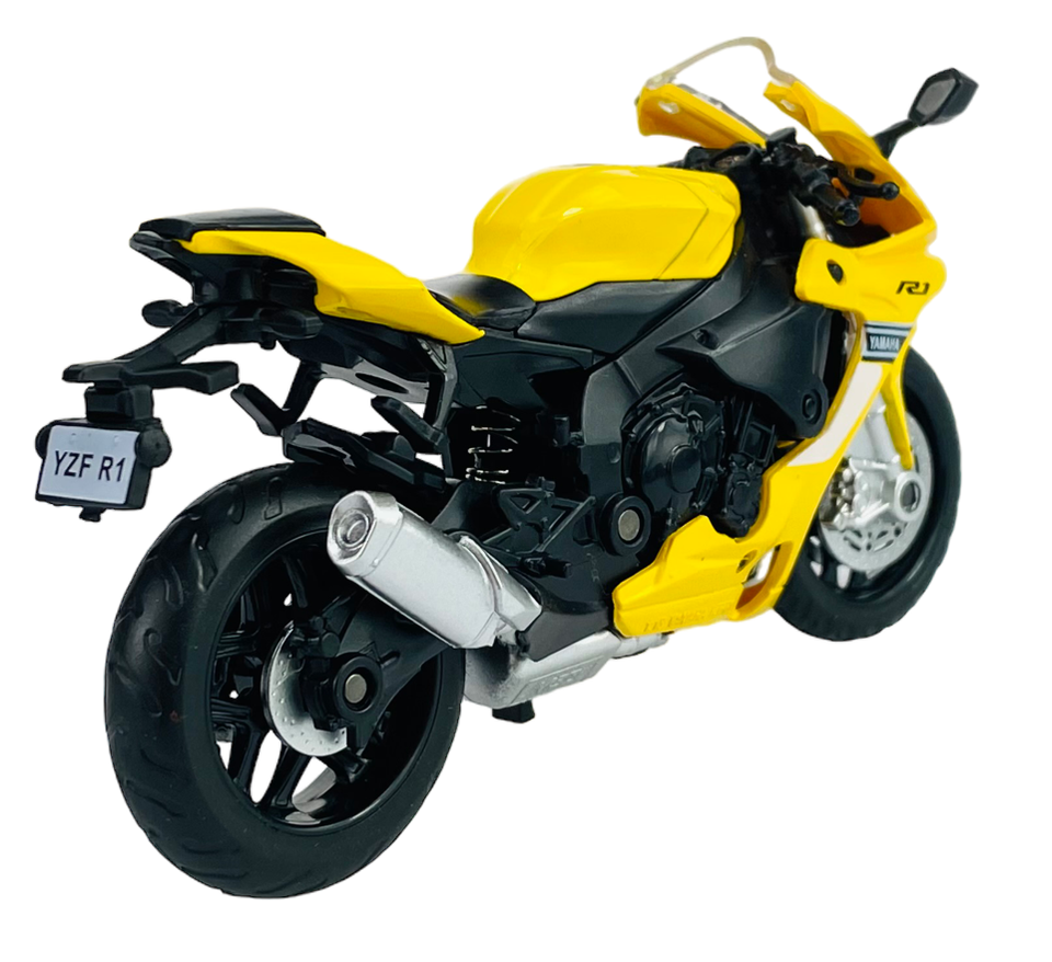 MSZ Yamaha YZF-R1 YELLOW 1:18 NEW IN BOX | eBay