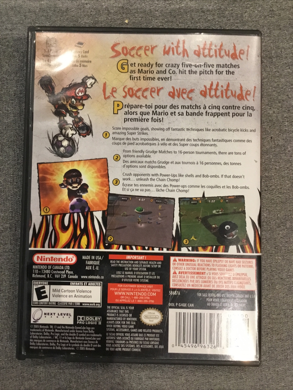 Super Mario Strikers (Nintendo GameCube, 2005) - CIB Complete & Tested ...