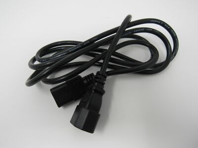 Queen Puo Power Cord 6 ft IEC C14 IEC C13 18AWG 10A 125V QP-015 | eBay