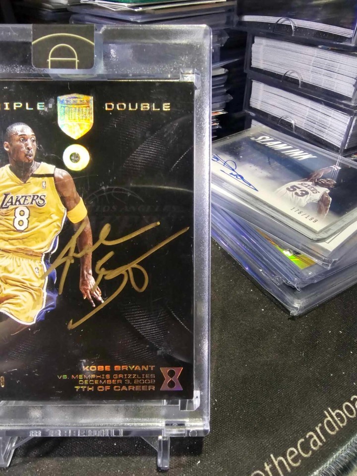 2017-18 Panini Kobe Eminence Kobe Bryant Triple Double Auto with ...