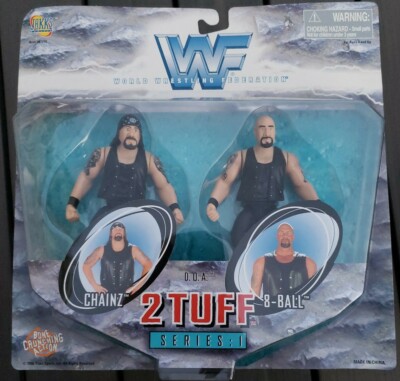 WWF WWE Jakks 2 Tuff Series 1 DOA Chainz 8-Ball Pack BCA Figure Mattel ...