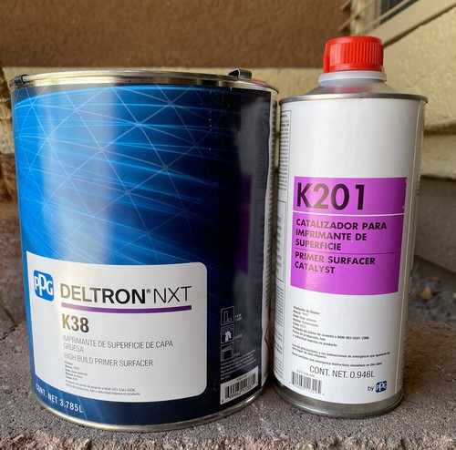 Ppg Deltron NXT K38 1 Gallon Primer, K201 1 Quart Catalyst FREE ...