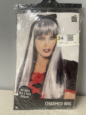 Charmed Wig Alice Witch Gothic Fancy Dress Up Halloween Adult Costume ...