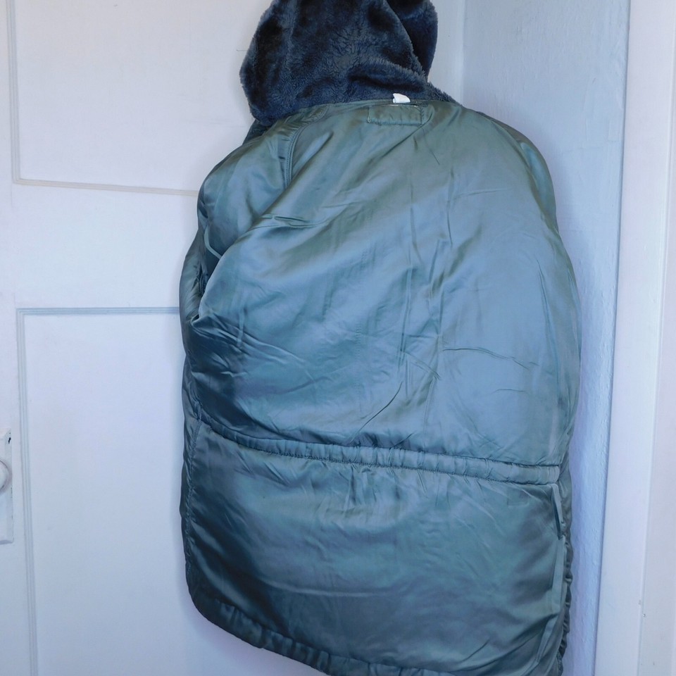 Vtg 50s USAF N-3B Jacket Aircrew Heavy Cold Weather Parka Fur hood | eBay