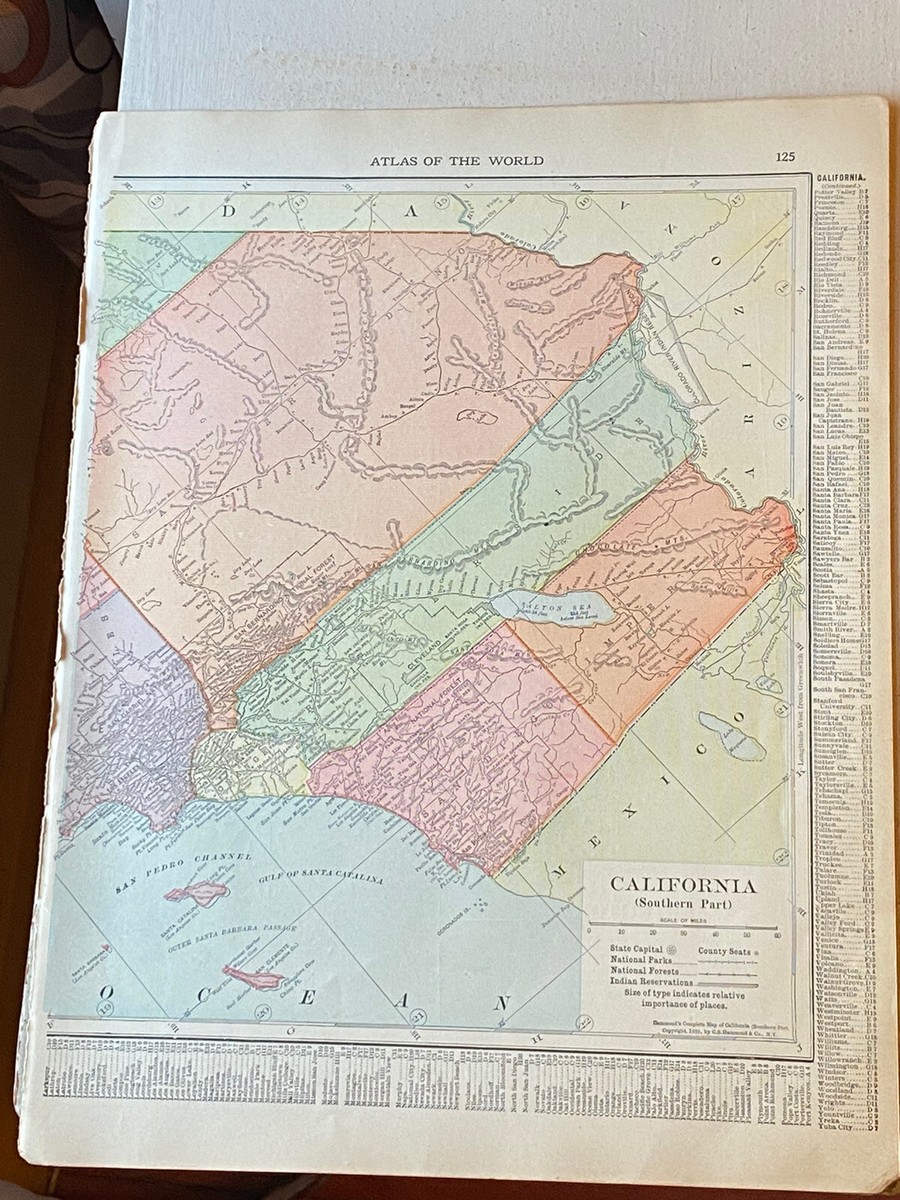 Mapa De Condados De California