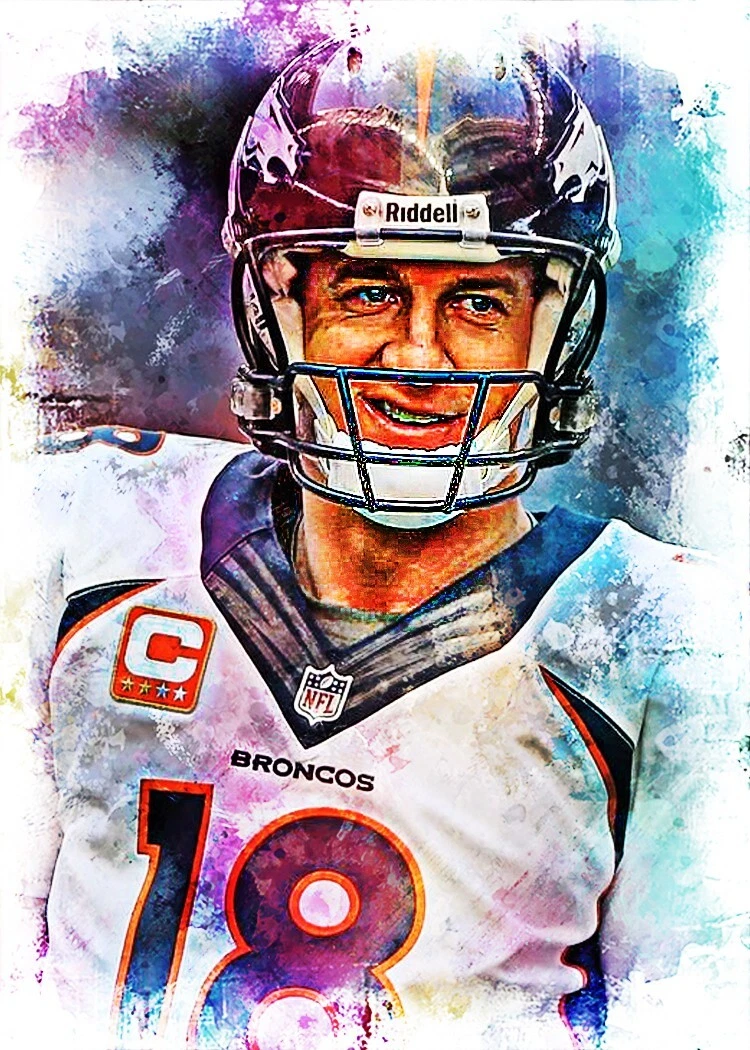 Peyton Manning 18 Coloring Pages