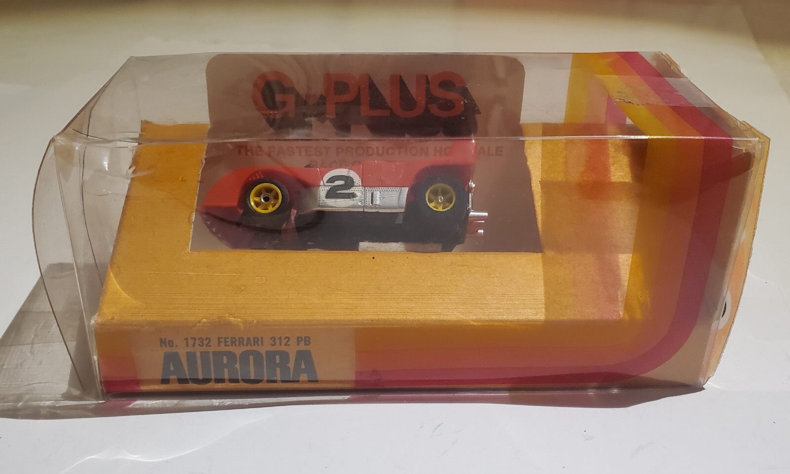 Aurora G Plus No. 1732 Ferrari 312 PB Slot Car vintage 1975 G-Plus AFX ...